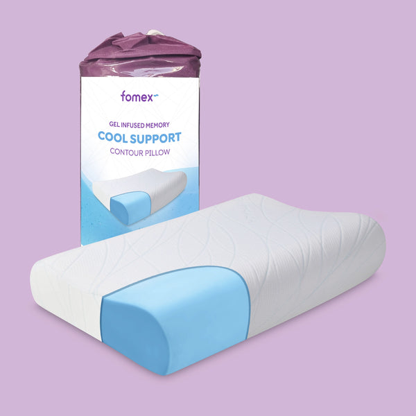 Gel Infused Memory Foam Contour Pillow – Fomex mattress